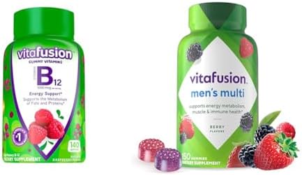 Amazon.com: Vitafusion Vitamin B12 Gummy Vitamins 140 Count and Adult ...