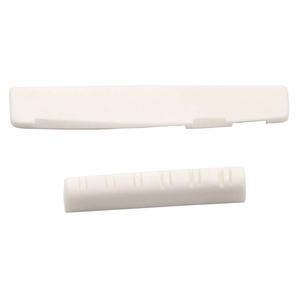 Snapklik.com : DISENS 12 String Guitar Saddle And Nut Slotted Real Bone ...