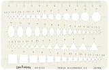 ・ブランド:DRAPAS・製造元:ドラパス・モデル:31-122 E-122・製造元/メーカー部品番号:31-122 E-122・用途:製図用の型板(テンプレート)・サイズ:90×140×1.0mm・仕様:片面つや消し・裏面:インクエッジ付...