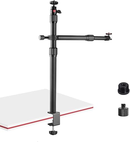 Amazon.com : Hemmotop Desk Camera Mount Stand with Holding Arm, 14"-32. ...