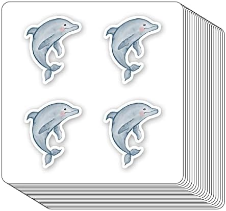 Amazon.com: Dolphin Stickers 1in for Scrapbooking, Arts, Craft, Kids ...