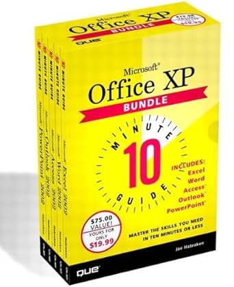 Microsoft Office XP 10 Minute Guide Bundle : Buy Online at Best Price ...