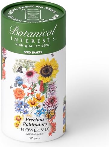 Amazon.com: Botanical Interests Precious Pollinators Flower Mix Seed ...