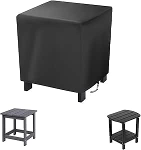 Amazon.com: Jungda Outdoor Small Side Table Cover, 19 Inch Patio Small ...