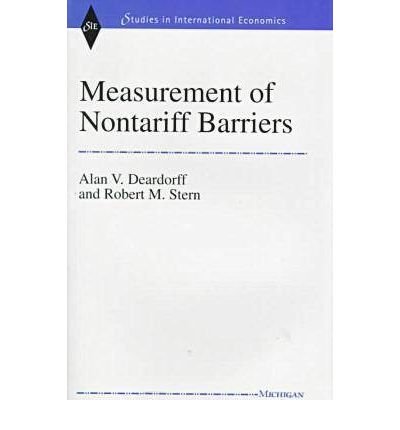 [(Measurement of Nontariff Barriers )] [Author: Alan V. Deardorff] [Feb ...