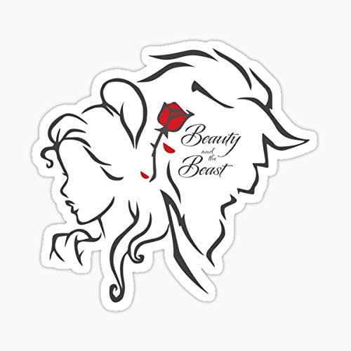 Amazon.com - Beauty and The Beast Sticker - Sticker Graphic - Auto ...