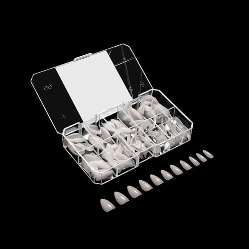 Amazon.com: Apres Nail Neutrals Gel-X Alex Natural Coffin Medium & Lila ...