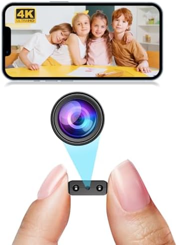 Amazon.com : 4K HD Mini Camera, HD Night Vision Home Nanny - Smallest ...