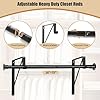 Amazon.com: Anndason Closet Rod, 16 to 75 Inch Heavy Duty Adjustable ...