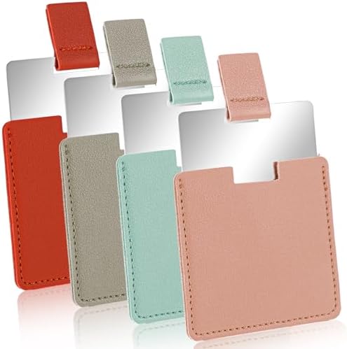 Amazon.com: Sliverdew 4Pcs Pocket Mirror Small Compact Mirror for Purse ...