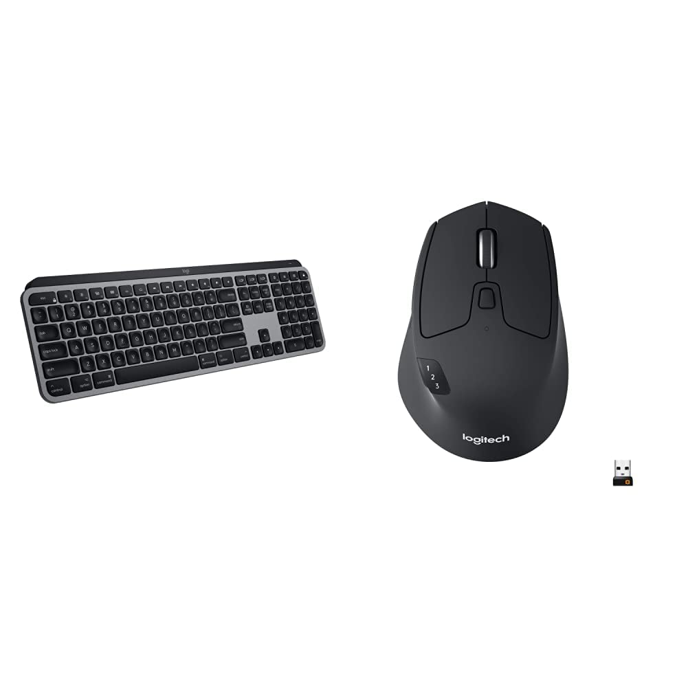 Logitech Mx Keys Advanced Illuminated Wireless Keyboard And M720 ...