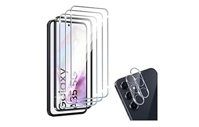 HidWee Vetro Temperato Compatibile con Xiaomi POCO X6 Pro 5G, 3 Pezzi Pellicola Protettiva e 2 ...