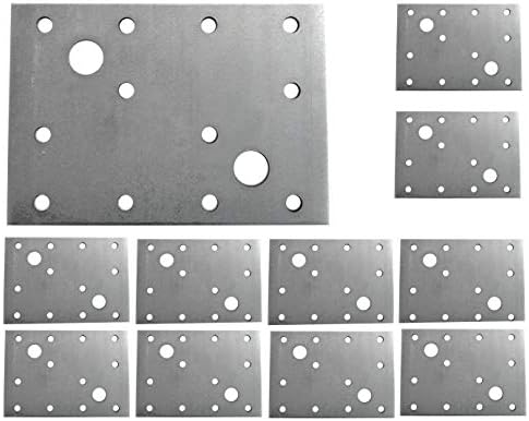 Flat Connecting Joining Plate Galvanised Heavy Duty Metal Steel Sheet ...