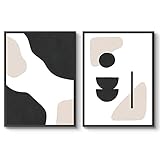 ・ブランド:Modern Black and White・製造元/メーカー部品番号:011A4Set・✅こちらは、どんなお部屋にも合わせやすいモダンなデザインのアートポスターです！お得なA4サイズのポスターの2枚セット。・✅モノトーンベース...