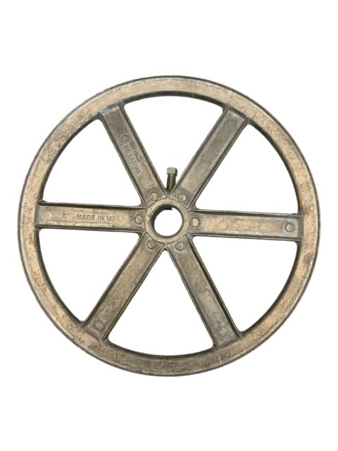 10" A Groove Pulley with 1" Bore, no Keyway. Chicago Die Cast Pulley ...