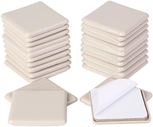 40PCS 1-3/4in.Self Stick Carpet Sliders Self Adhesive Furniture Moving ...