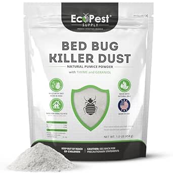 Amazon.com: Bed Bug Killer Dust, 1 lb. | Natural Pumice Powder with ...
