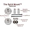 Amazon.com: Solid Mount Grab Bar - Patented Mounting Kit for Fiberglass ...