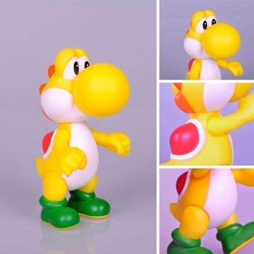 Amazon | New Super Mario Bros 4.5" YOSHI YELLOW Action Figure Toy By ...