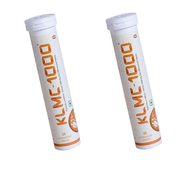 KLMC 1000 Tablets Orange Flavour (Pack of 2) : Amazon.in: Health ...