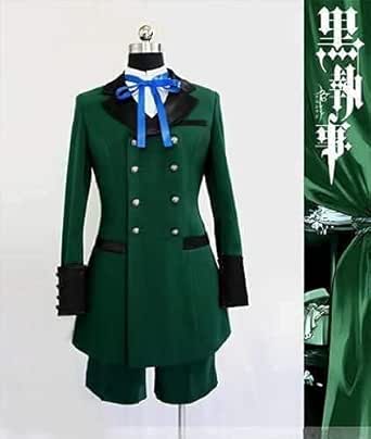Amazon.co.jp: YY_COS Ciel Phantomhive Cosplay Costume, Black Butler ...
