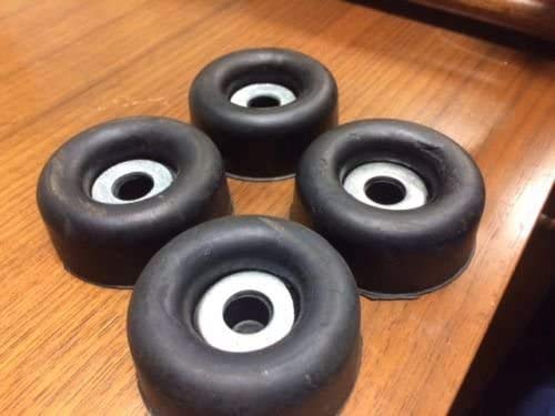 Set of 4 Air Compressor Rubber Feet Foot Mount 4 Vibration Pads ...