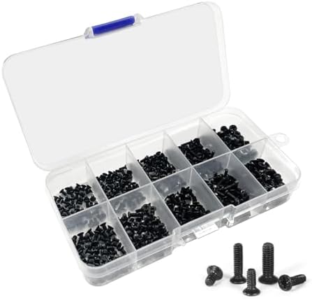 HAIKING Laptop Screws Kit, 500 PCS Flat Head Universal Computer Micro ...