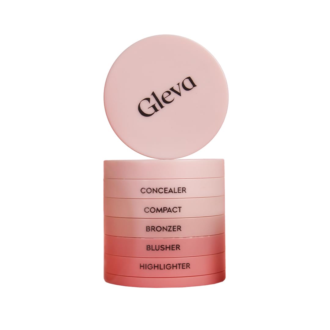 Gleva 5 In 1 Makeup stack WIth Concealer, Bronzer, Blusher, Compact ...