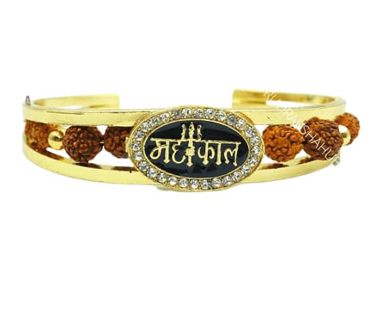 Buy RudrakshaHub with trishul panchmukhi Original rudraksh Locket Mala ...