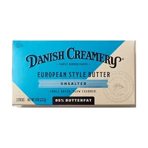 Amazon.com: Danish Creamery European Style Unsalted Butter, 8 Oz ...