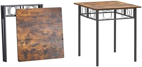 Amazon.com: Sleekform Wooden Folding Dining Table for 4 - Farmhouse ...
