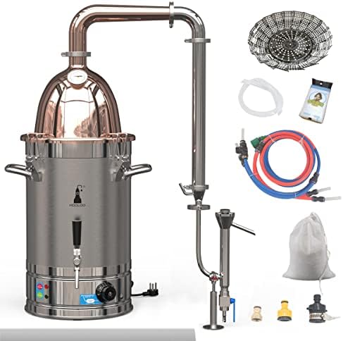 Amazon.com: YUEWO Alcohol Still 5.8GAL/13.2GAL Stainless Steel Alcohol ...