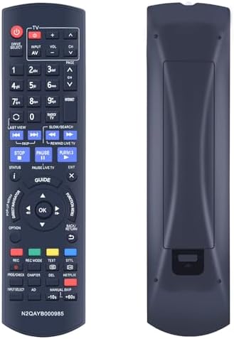 N2QAYB000985 Replacement Remote Control for Panasonic HDD DVD Recorder ...