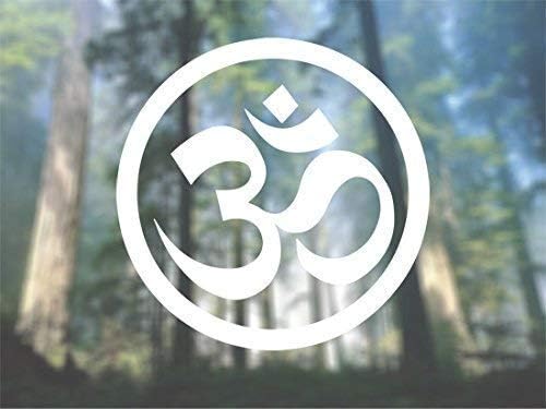 Amazon.com: Om Vinyl Decal - Car Phone Helmet Bumper Sticker Decal