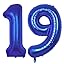 Amazon.com: GINZU 40 Inch Large Blue 16 Balloons Number Number 16 ...
