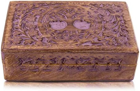 Amazon.com: Great Birthday Gifts Handmade Decorative Wooden Jewelry Box ...