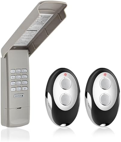 Amazon.com: Universal Garage Door Keypad- Compatible with Chamberlain ...