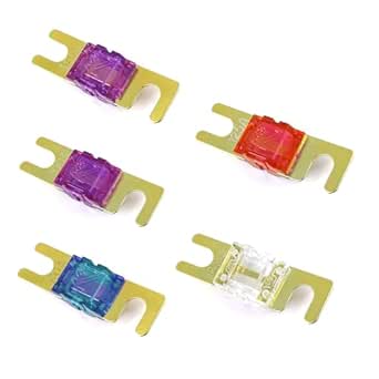 Amazon.com: 10 pcs Mini ANL Fuse Pack,ANL Blade Fuse,Copper Plated Fuse ...