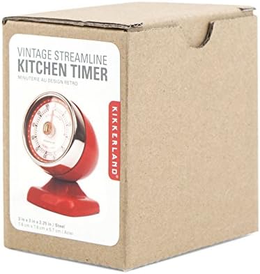 Eddingtons Retro Magnetic Timer Red : Amazon.co.uk: Home & Kitchen