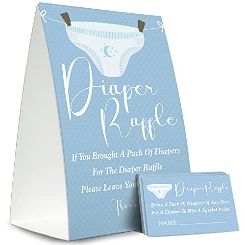 Diaper Raffle SignDiaper Raffle Baby Shower Game Kit (1 - Want It All