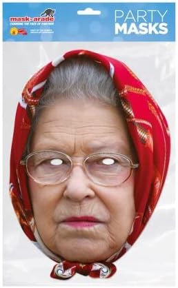 Amazon.com: Mask-arade Official Mask - Queen Elizabeth II - with ...