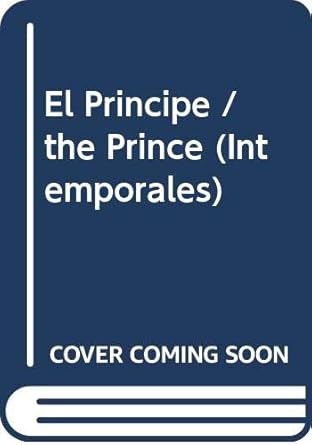 Buy El Principe / the Prince (Intemporales) Book Online at Low Prices ...