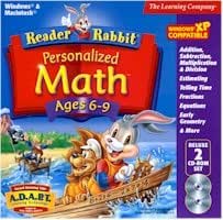 Amazon.com: New Learning Company Reader Rabbit Personalized Math 6-9 ...