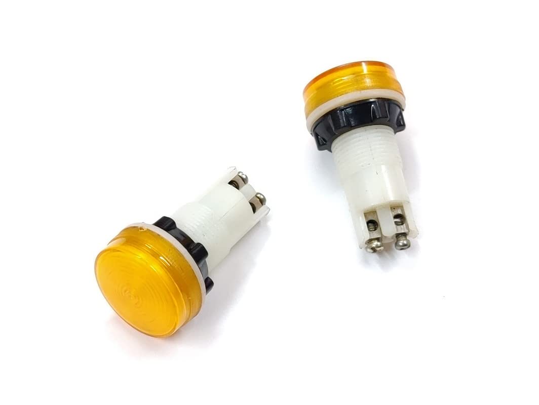 ERH India (2 Pcs) Green Color Neon Light Bulb Indicator Lamp 220v-240v ...