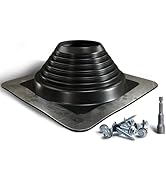 VIVIDA #7 Silicone Metal Roof Pipe Boot, High Temp Flexible Roof Jack ...