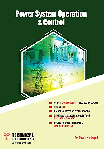 Power System Operation and Control eBook : Pavan Khetrapal: Amazon.in ...