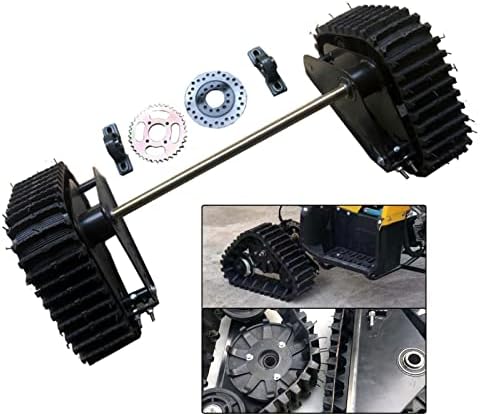 Amazon.com: Go Kart Buggy Quad Rear Axle Assembly, 60CM ATV Snow Sand ...