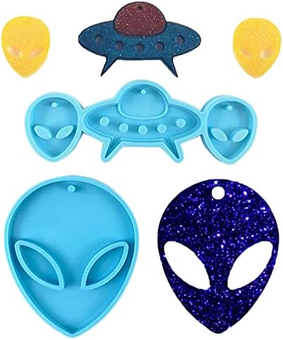 Amazon.com: Alien Silicone Mold SOAP Wax Plaster Resin Clay Mould UFO