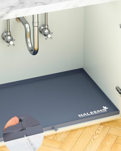 Amazon.com: COZYCRAZE Silicone Under Sink Mat 22x34 Inches, Durable ...