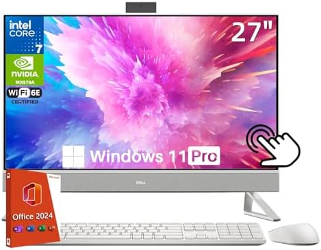 Amazon.com: Dell 27 All-in-One Desktop ec27250-27-inch FHD Touch ...